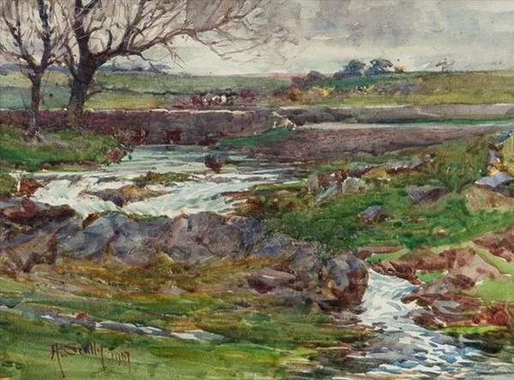 Harry Scully | The Weir (1907) | MutualArt