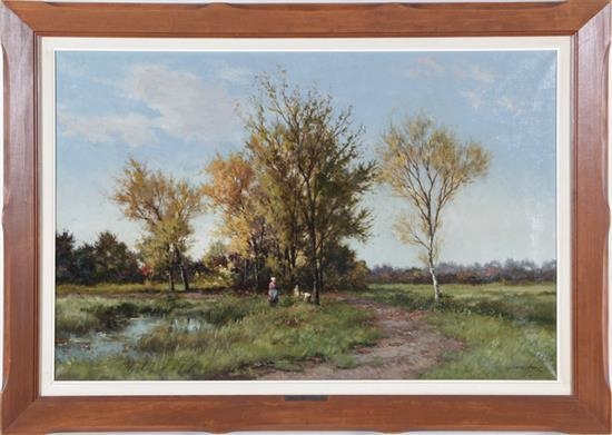 Dorus Arts | SUMMER LANDSCAPE WITH FIGURES | MutualArt