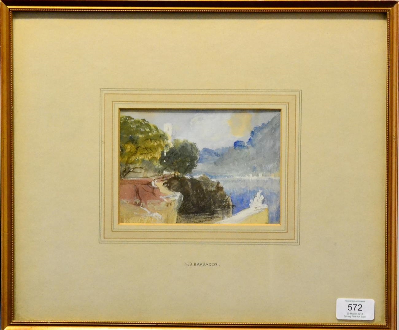 Hercules Brabazon Brabazon | Continental lake with trees | MutualArt