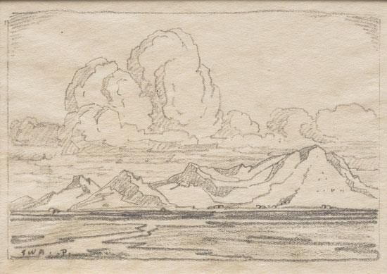 Jacob Hendrik Pierneef | Rolling Clouds over a Namibian Landscape ...