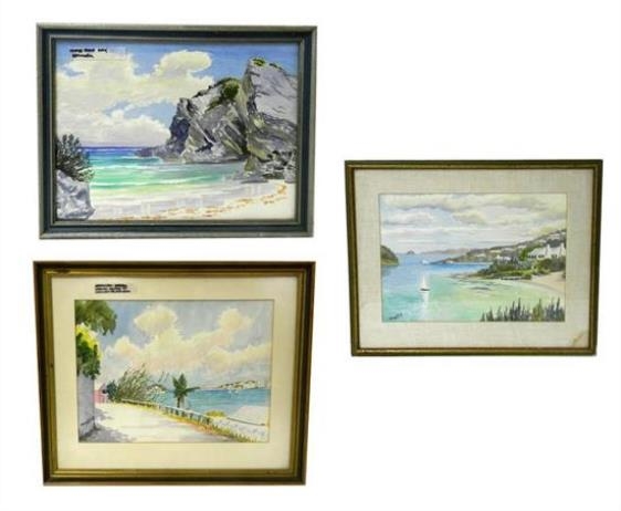Mary Zuill | 4 Works: North Shore, Bermuda, 1977; Out by Mid Ocean ...