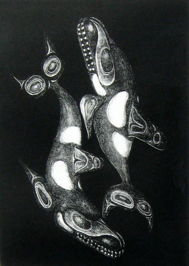 Haida Killer Whale Art