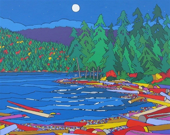 Michael Tickner | Drifters Return, Howe Sound, B.C. (1989) | MutualArt