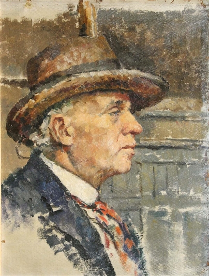 Mainie Jellett | PORTRAIT OF WALTER BAYES | MutualArt