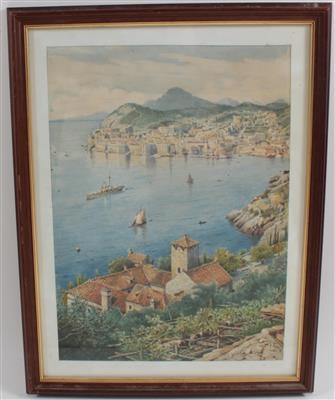 Anton Perko | A View of Dubrovnik | MutualArt