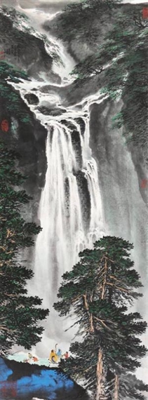 Zheng Baizhong | Watching over the Lushan Fall | MutualArt