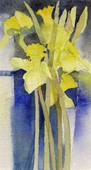 Sheila Tolley | Cornish Daffodils | MutualArt