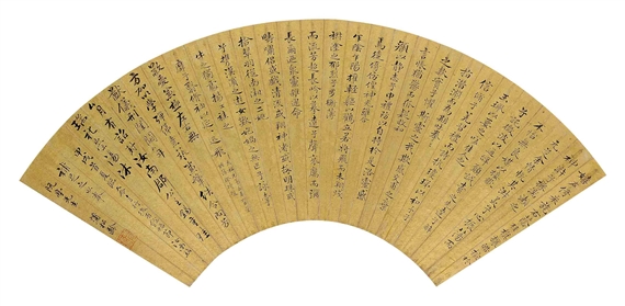 Pu Songling | Rhapsody on the Divine Luo in Semi-Cursive Script ...