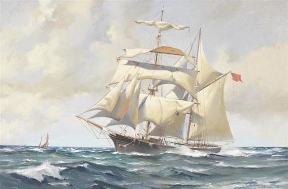George Shaw | The Brigantine Harriett | MutualArt