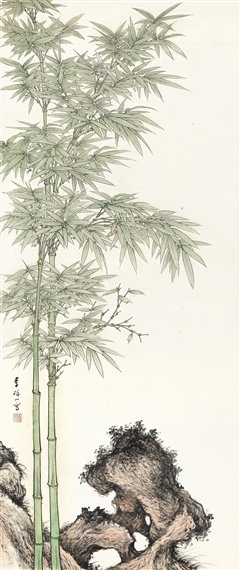 Li Yanshan | BAMBOO AND ROCK | MutualArt