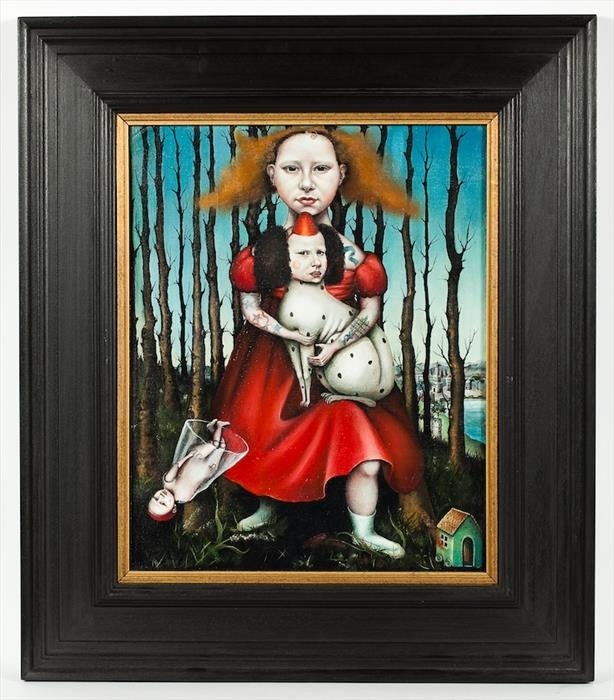 Heather Nevay | THE RED DRESS | MutualArt