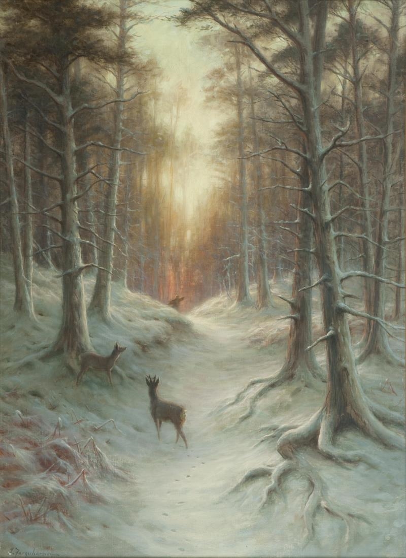 Joseph Farquharson | Homeward in the Gloaming | MutualArt