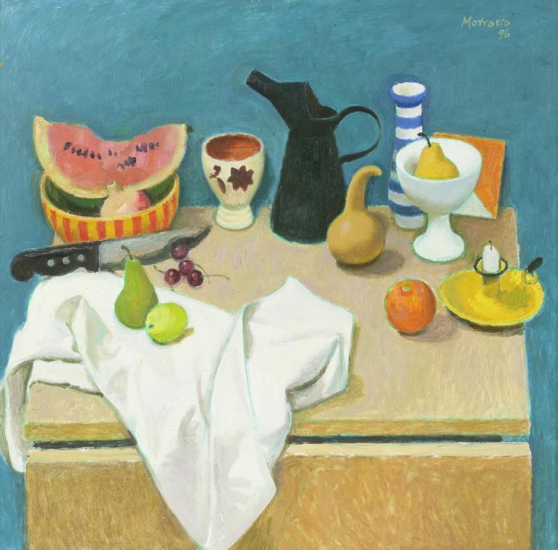 Alberto Morrocco | Snow on Magdalen Green | MutualArt