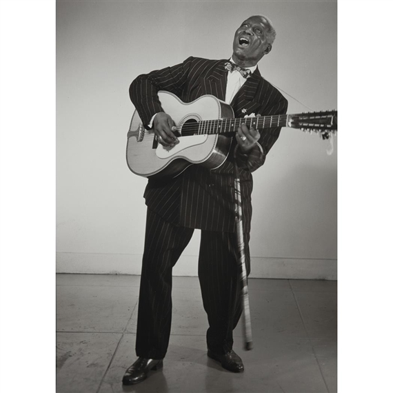 Berenice Abbott | Lead Belly (Huddie William Ledbetter) (1944) | MutualArt