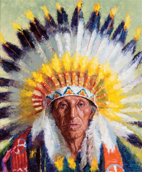 Henry C. Balink | Chief Bad Yellow Hair, Sioux | MutualArt