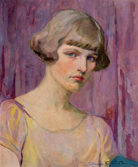 Catherine Critcher | Portrait of Frances Wyly Hall | MutualArt