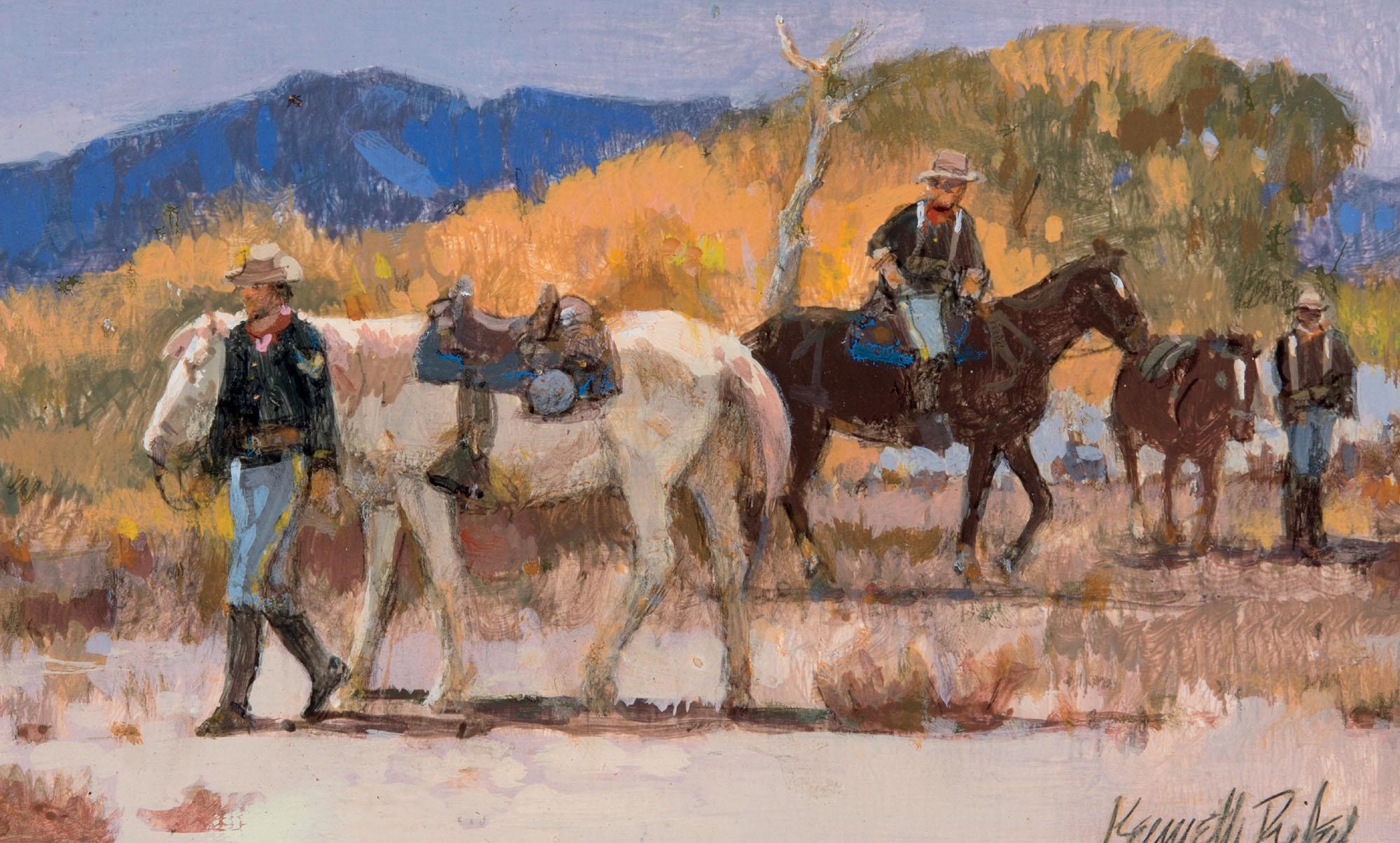 Kenneth Riley | Dance of Four Lances | MutualArt