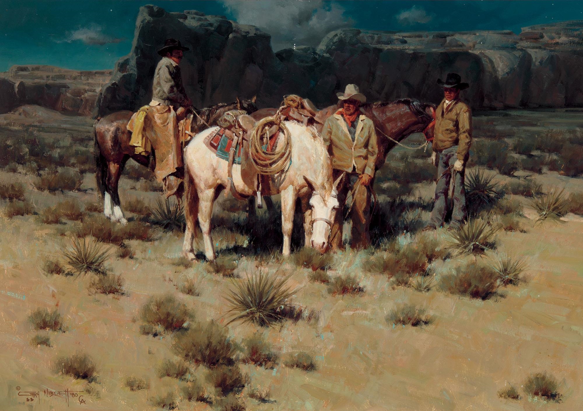 Gary Niblett | The Threat of Winter (1980) | MutualArt