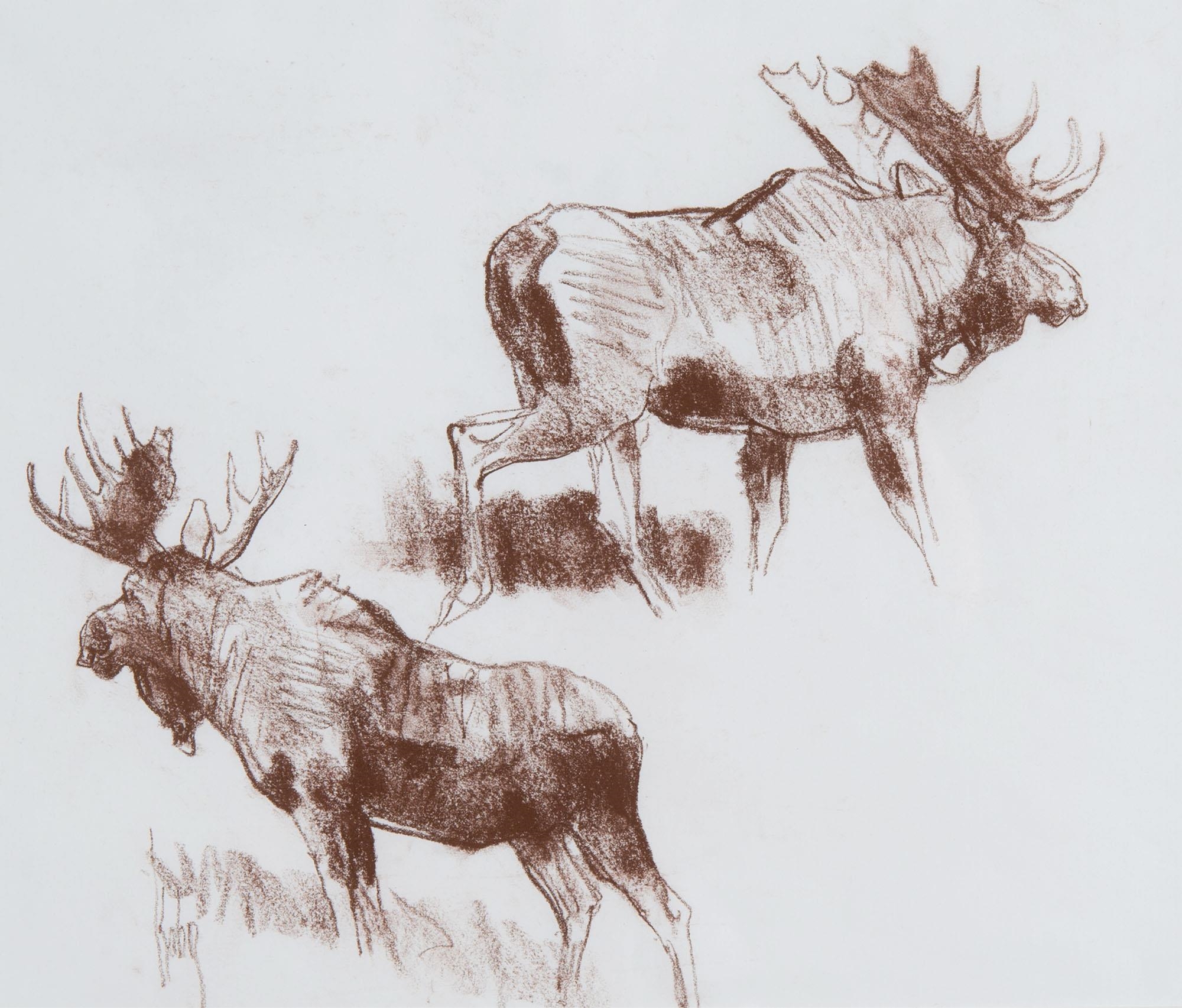 Bob Kuhn | Moose | MutualArt