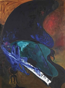 Rainer Fetting | Man in Shower II (1981) | MutualArt