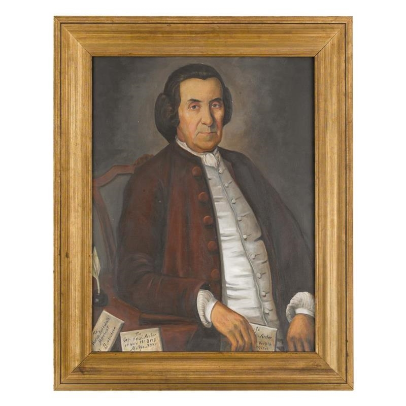 American School, 18th Century | Portrait of Captain Edward Archer, 1730 ...