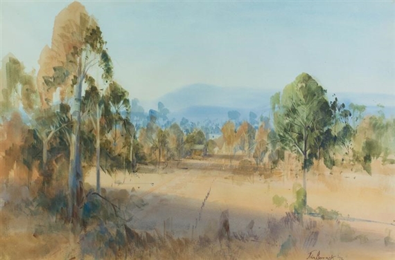 John Borrack | Hot Road, Arthurs Creek (1972) | MutualArt