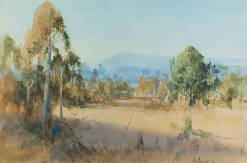 John Borrack | Hot Road, Arthurs Creek (1972) | MutualArt