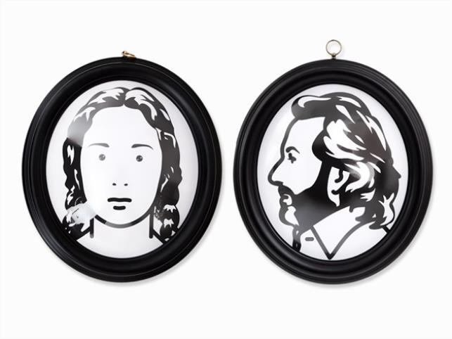 Julian Opie | Luc and Ludivine Get Married (2007) | MutualArt