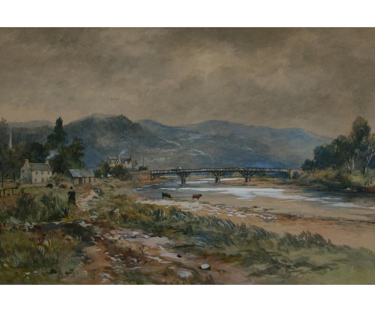 British School, 19th Century | Ballater Bridge (1875) | MutualArt