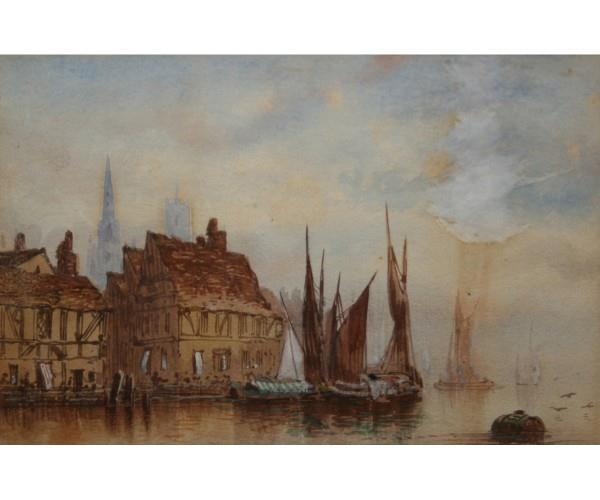 Paul Braddon | Continental Harbour Town | MutualArt