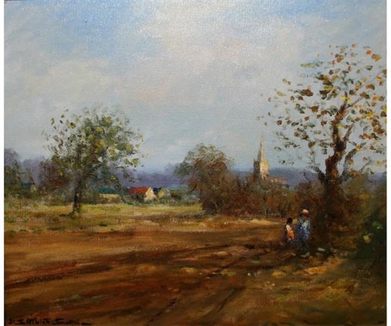 D. Stockton Smith | King’s Kerswell Village, Devon; Gamton Creek, near ...