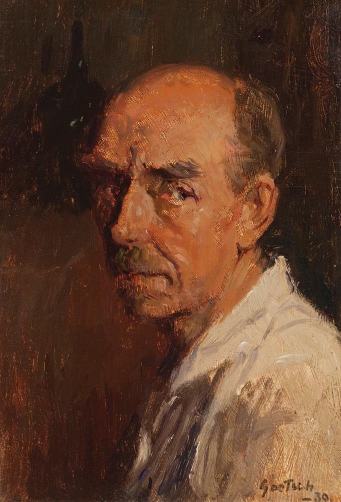 Gustav F. Goetsch | Self portrait (1930) | MutualArt