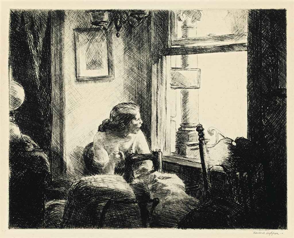 Edward Hopper | Evening Wind (1921) | MutualArt