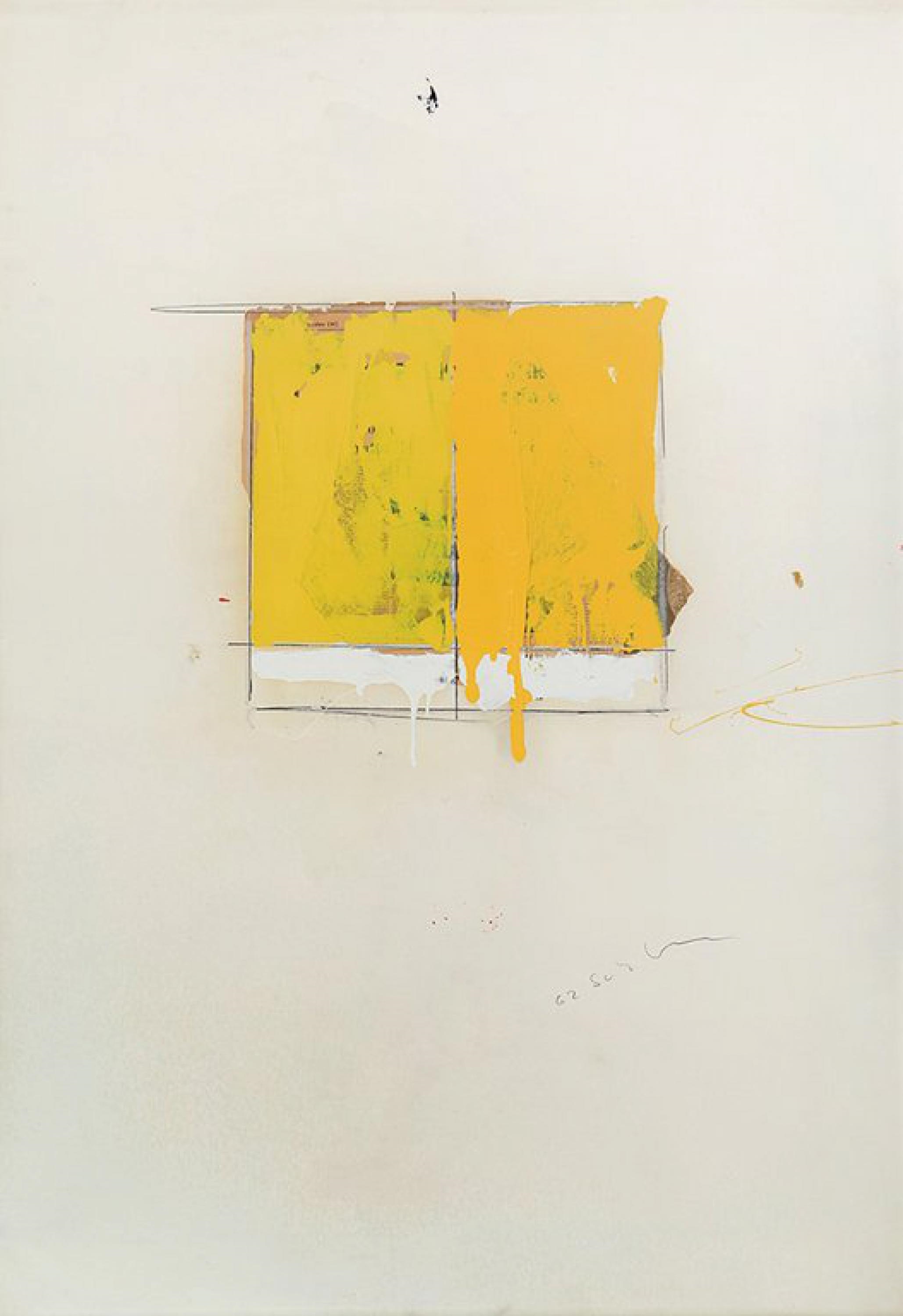 Mario Schifano | Monocromo Giallo (1962) | MutualArt