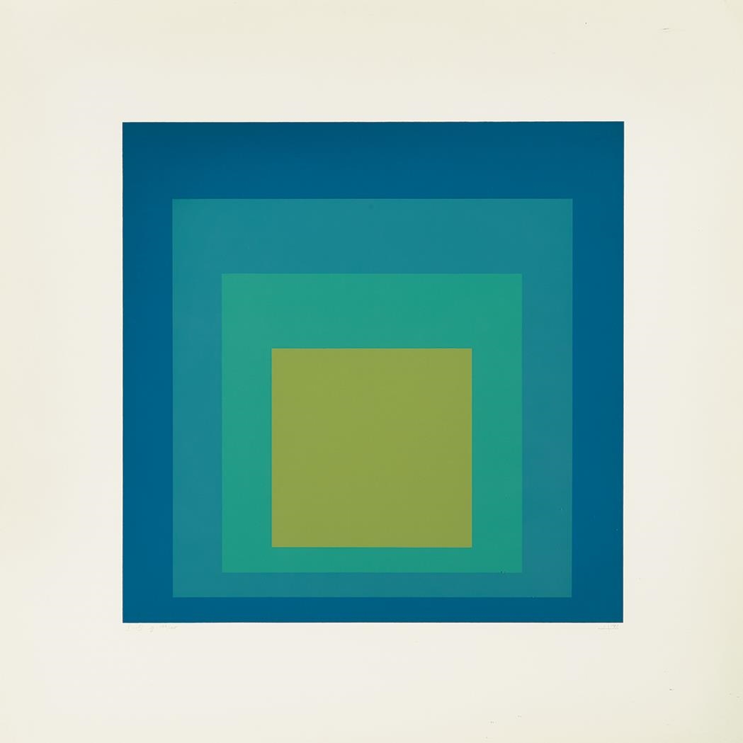 Josef Albers | I-S e (1970) | MutualArt
