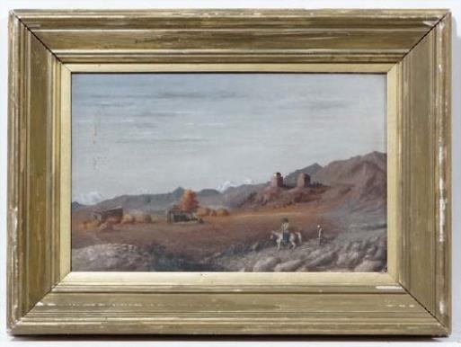 W. Simpson | Figures in a Orientalist landscape | MutualArt