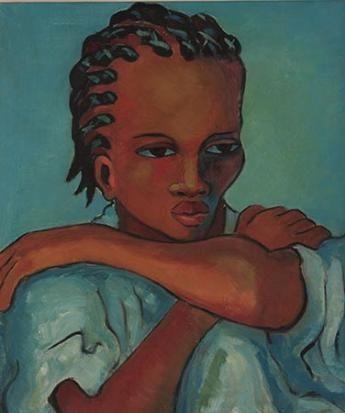 Alexis Preller | PORTRAIT OF AN AFRICAN BOY | MutualArt