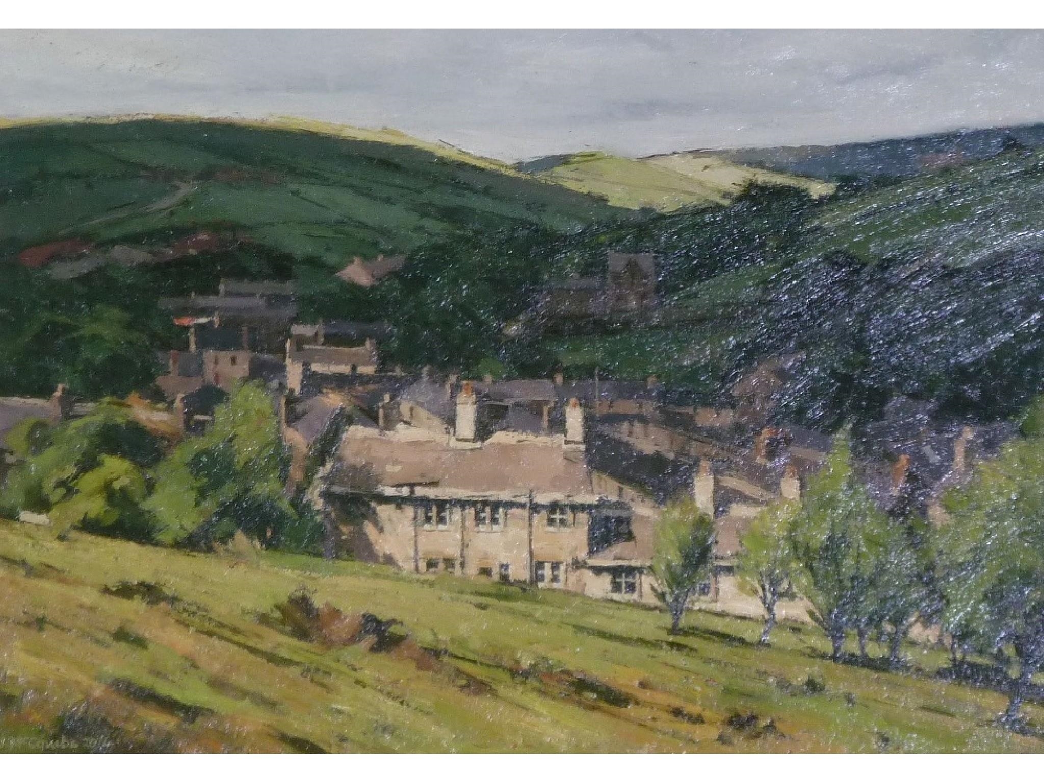 John McCombs | View overlooking Delph, Summer | MutualArt