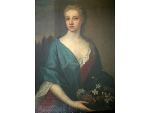 Robert Byng | PORTRAIT OF A LADY, IDENTIFIED AS MISS AMELIA STEWART ...