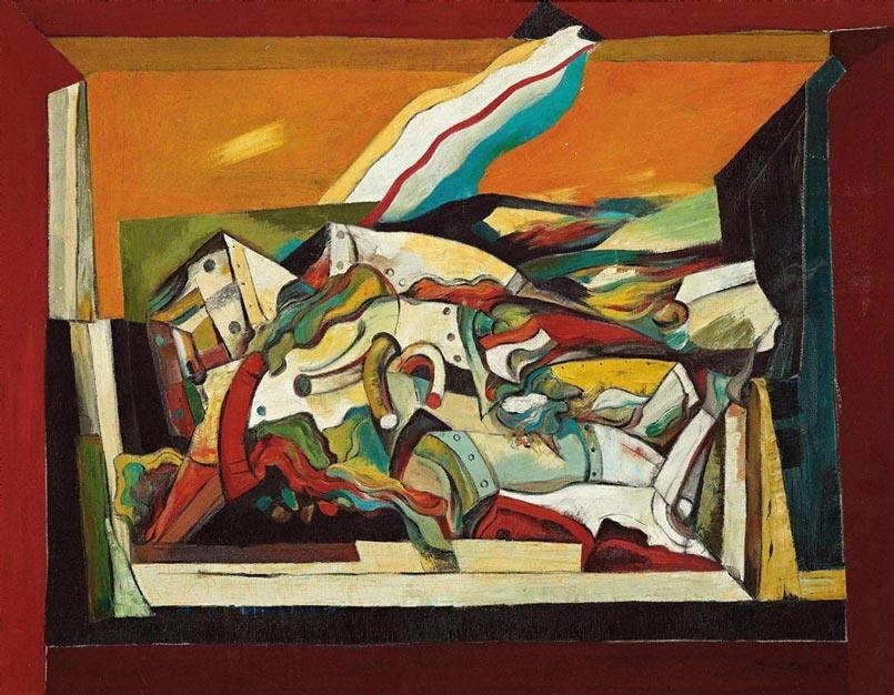Ang Kiukok | THINKING MAN (1977) | MutualArt