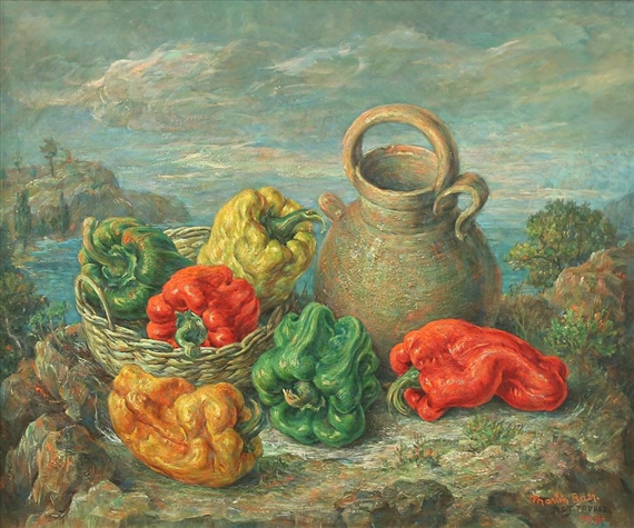 Martin Baer | Red and Yellow Peppers | MutualArt