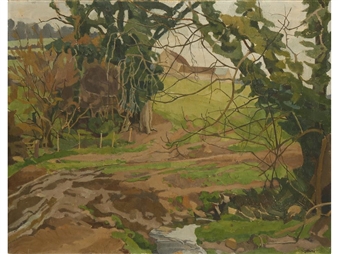 Patrick Symons | Oak arch, Sunny Mornings, Wimbledon Common | MutualArt