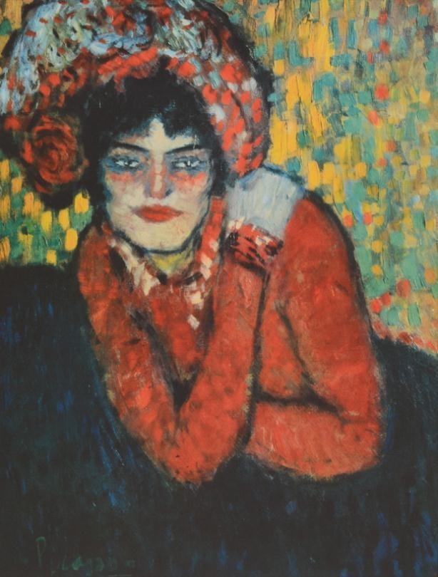 Pablo Picasso | Woman in red | MutualArt