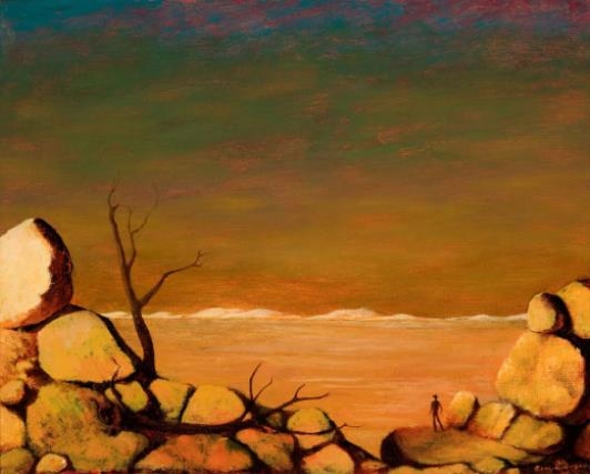Russell Drysdale | Landscape (1966) | MutualArt