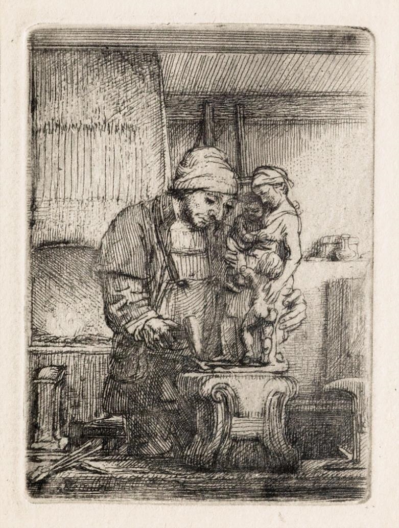 Rembrandt van Rijn | The Goldsmith (1655) | MutualArt