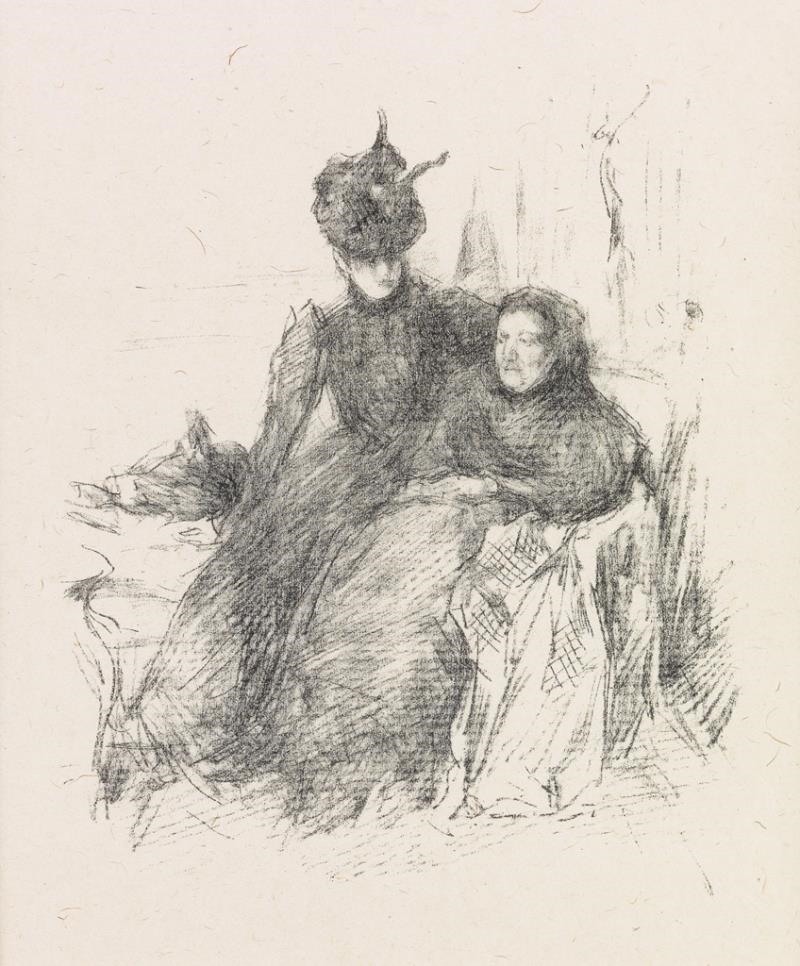 James Abbott McNeill Whistler | Mother and Daughter (1897) | MutualArt