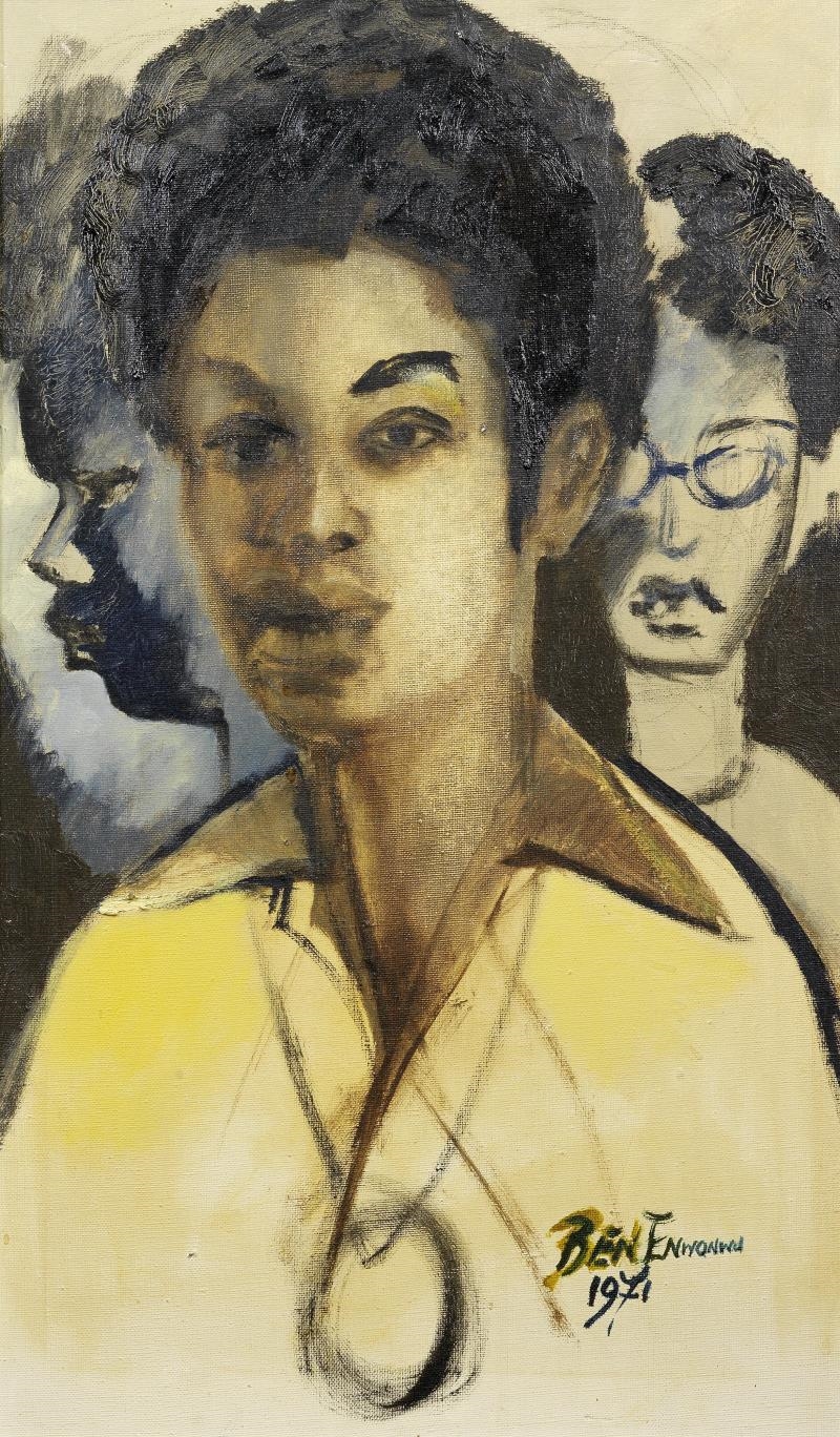 Ben Enwonwu | Three figures | MutualArt