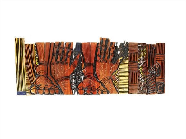 El Anatsui | 'Two Hands and Two Feet' | MutualArt