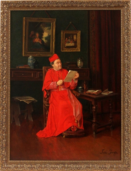 Jose Frappa | SEATED CARDINAL | MutualArt