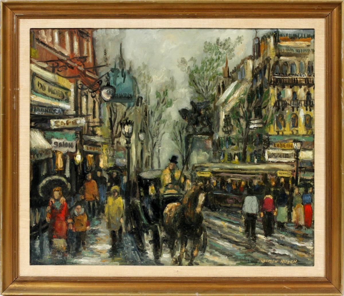 Simon Rosen | STREET SCENE | MutualArt